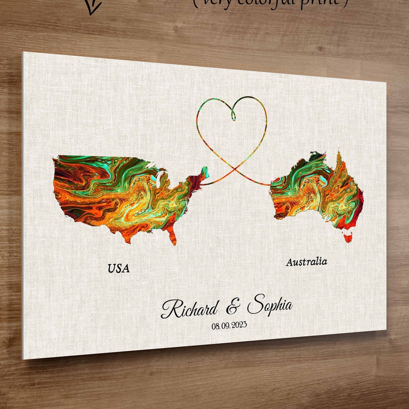 Personalised Map - Etsy