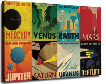 Retro Nasa Poster - Etsy