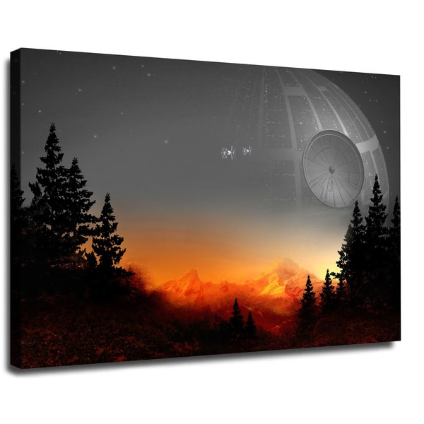 Death Star Wall Art - Etsy
