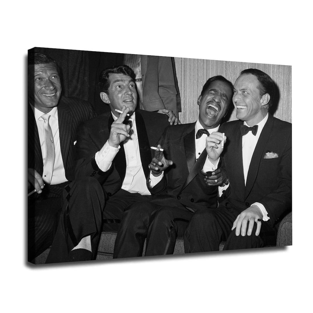 Rat Pack Canvas Framed Art Various Sizes - Etsy