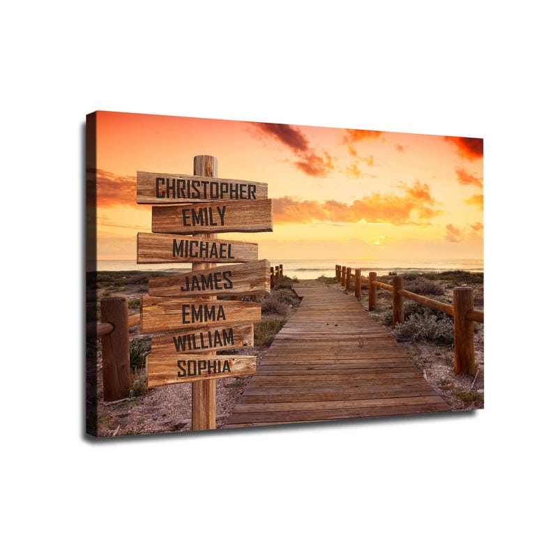 Personalized Family Sign - Etsy