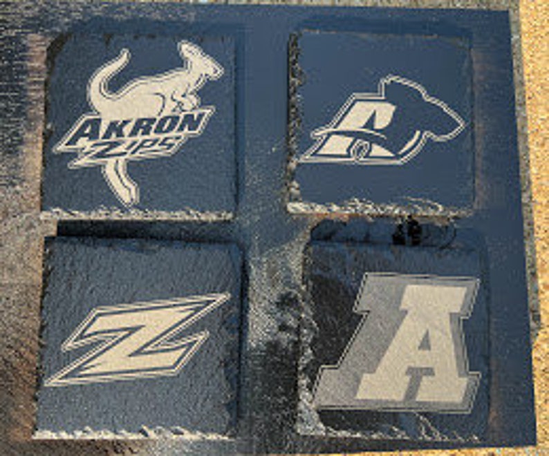 Custom Slate Coasters | Custom Engrave | Laser Engrave | Custom Wedding ...
