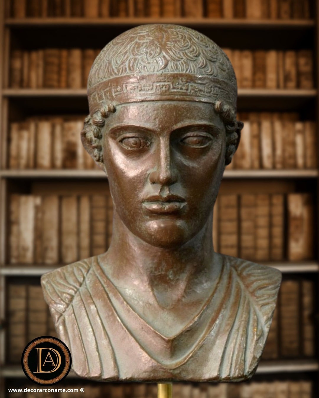 Head of the Delphi Charioteer. 34cm. Gift for Greece Lovers. Decorate ...