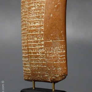 Sumerian Prescription Tablet. Reproduction Made of Reconstituted Marble ...