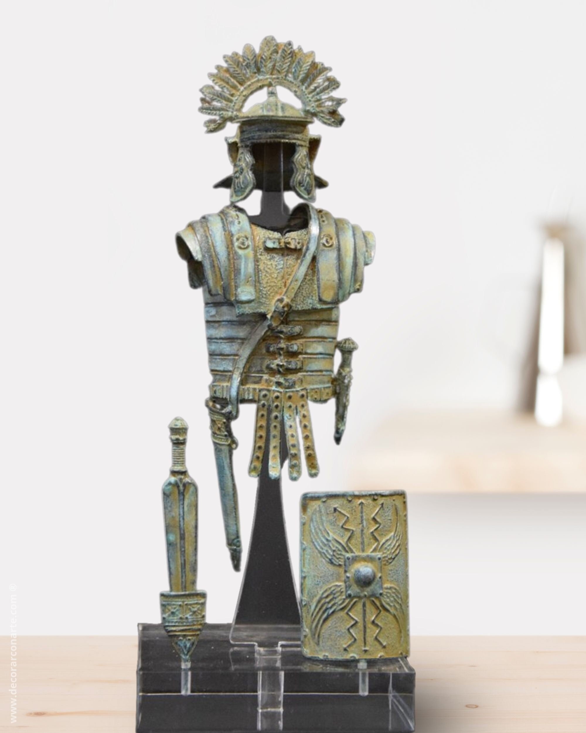 Centurion's Armor. Cast Bronze. 23 Cm. Archaeological Reproductions ...