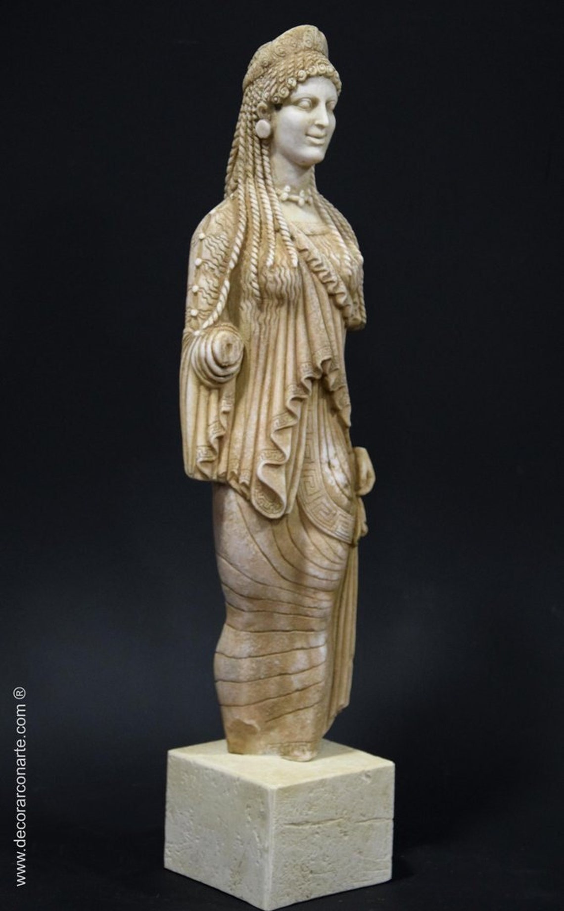 Escultura de koré en estilo arcaico fabricada en mármol | Etsy España