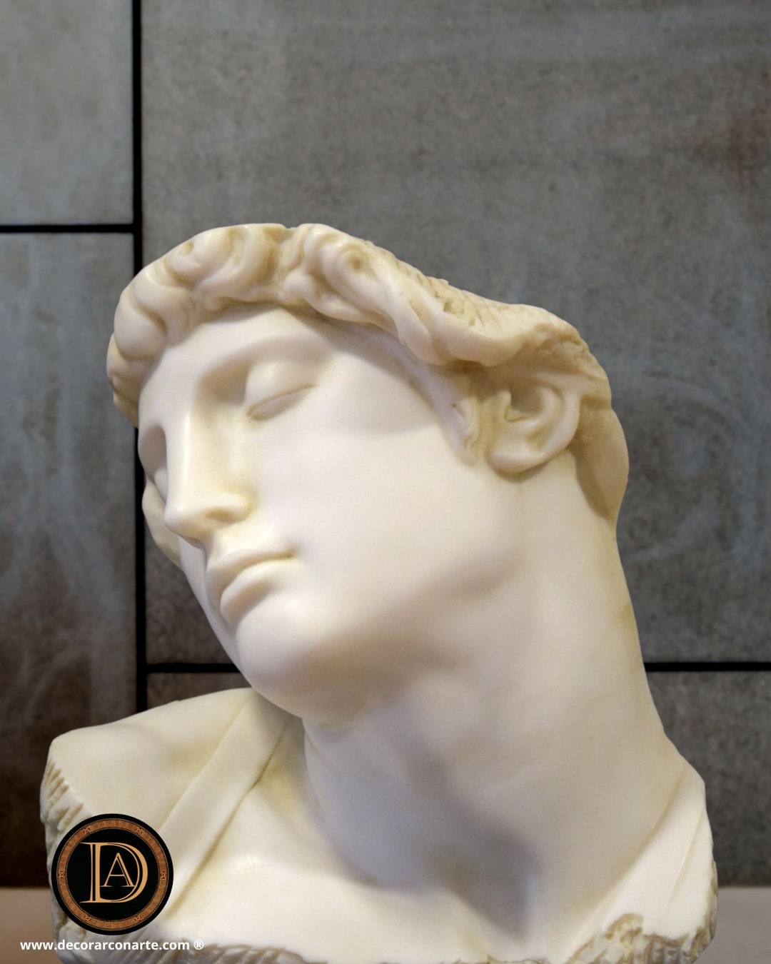 Dying Slave. Molded Marble. 36 Cm. Handmade in Spain. Ancient Art ...