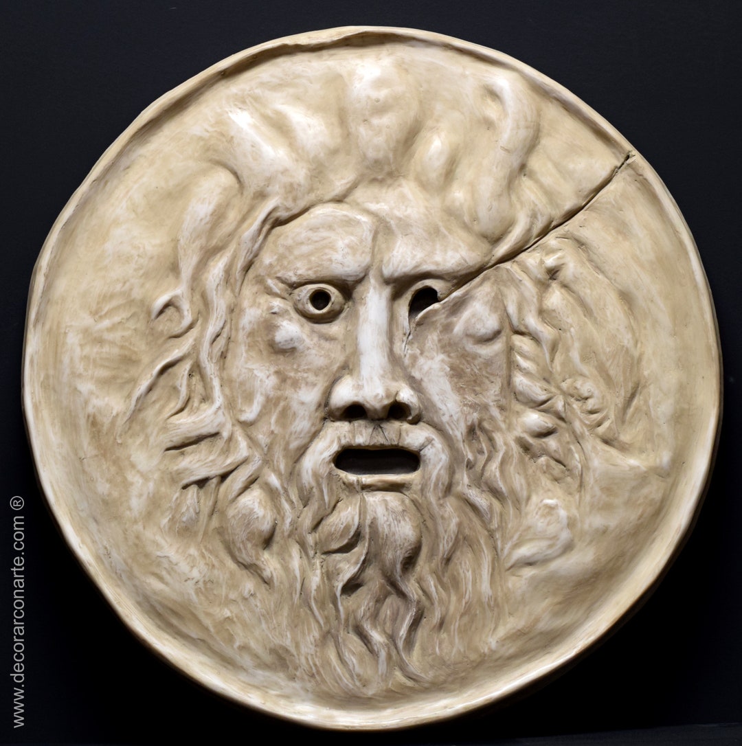 Mouth of Truth bocca Della Verità. 60cm. Handmade. Souvenir From Rome ...