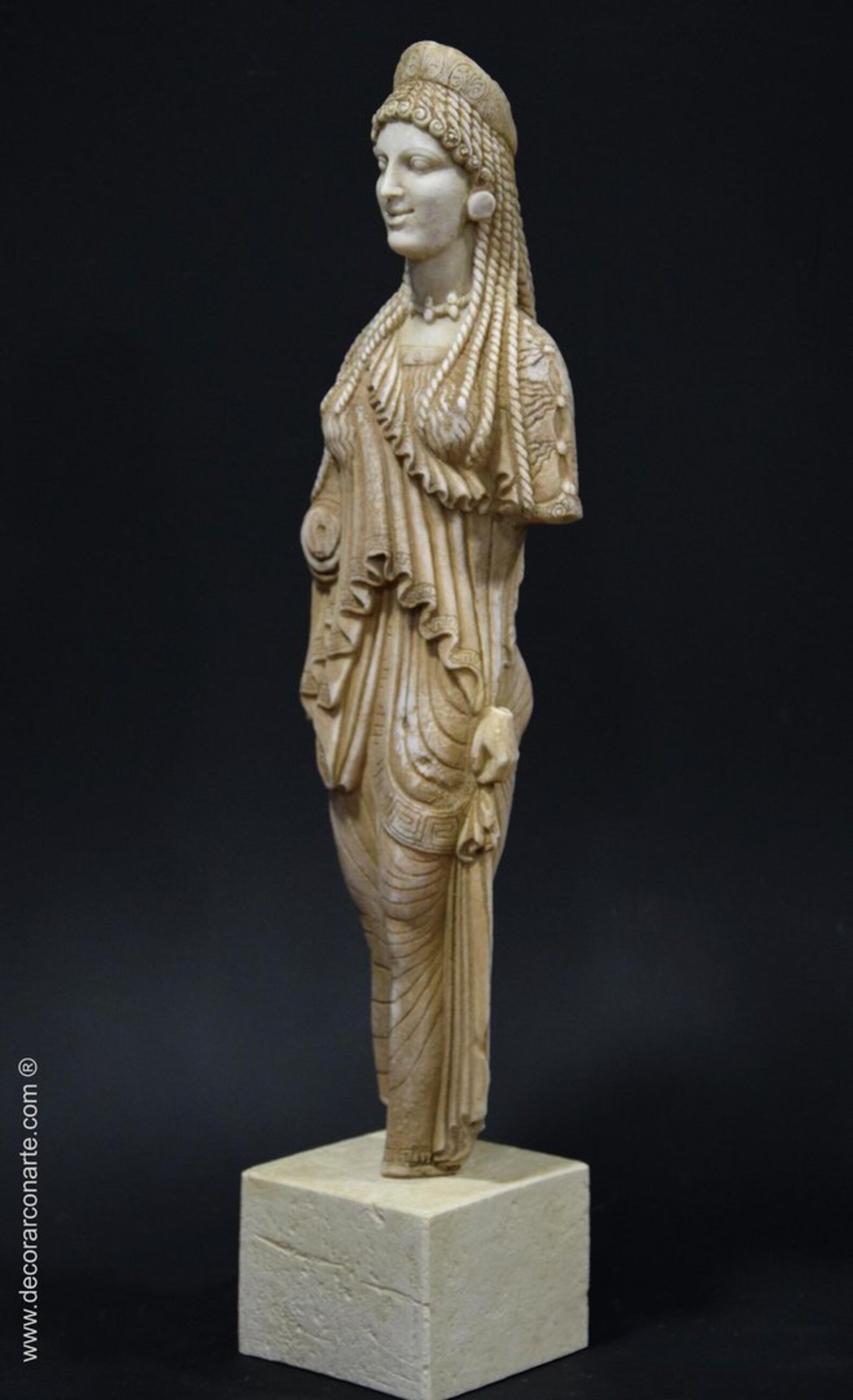 Escultura de koré en estilo arcaico fabricada en mármol | Etsy España