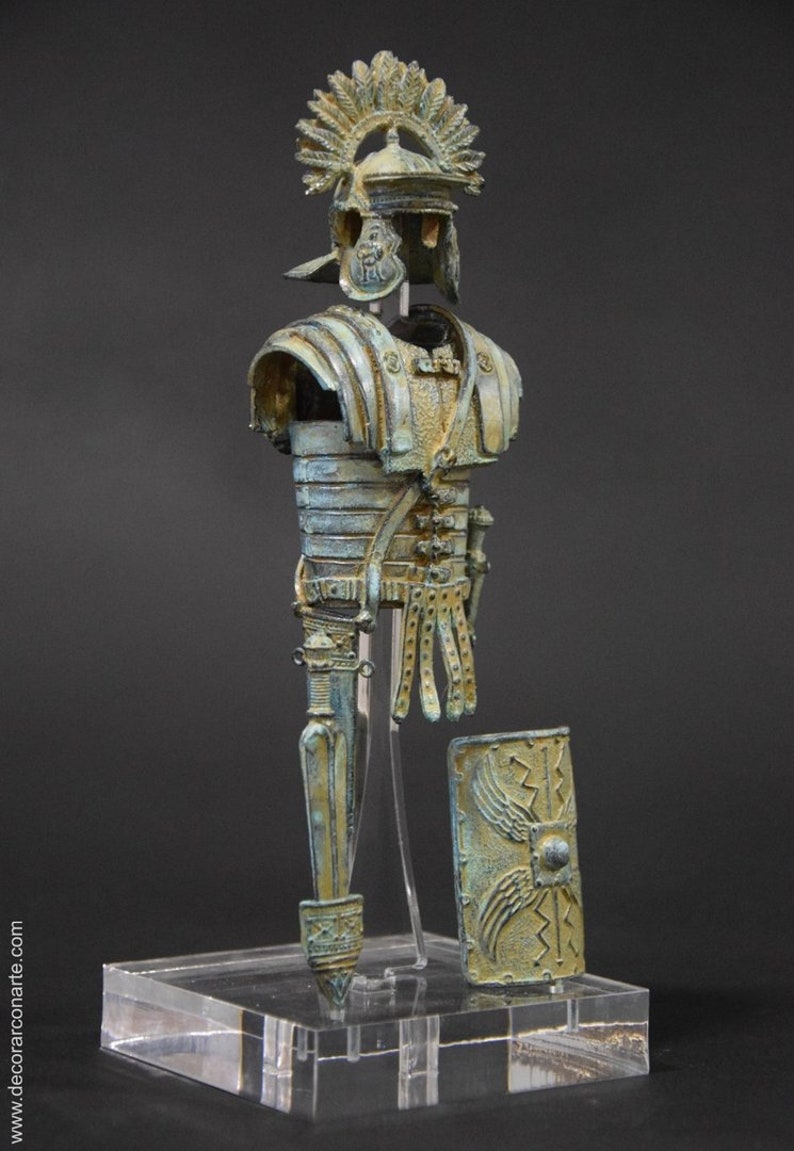 Centurion's Armor. Cast Bronze. 23 Cm. Archaeological Reproductions ...