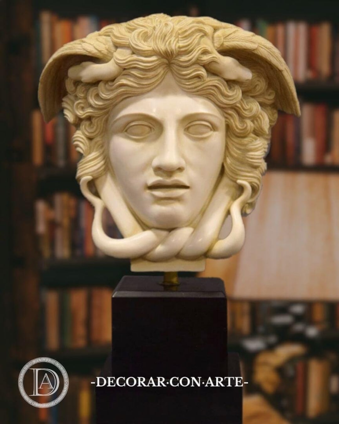 Medusa Head. 26cm. Ancient Art Sculpture. Decoration and Gift Ideas ...