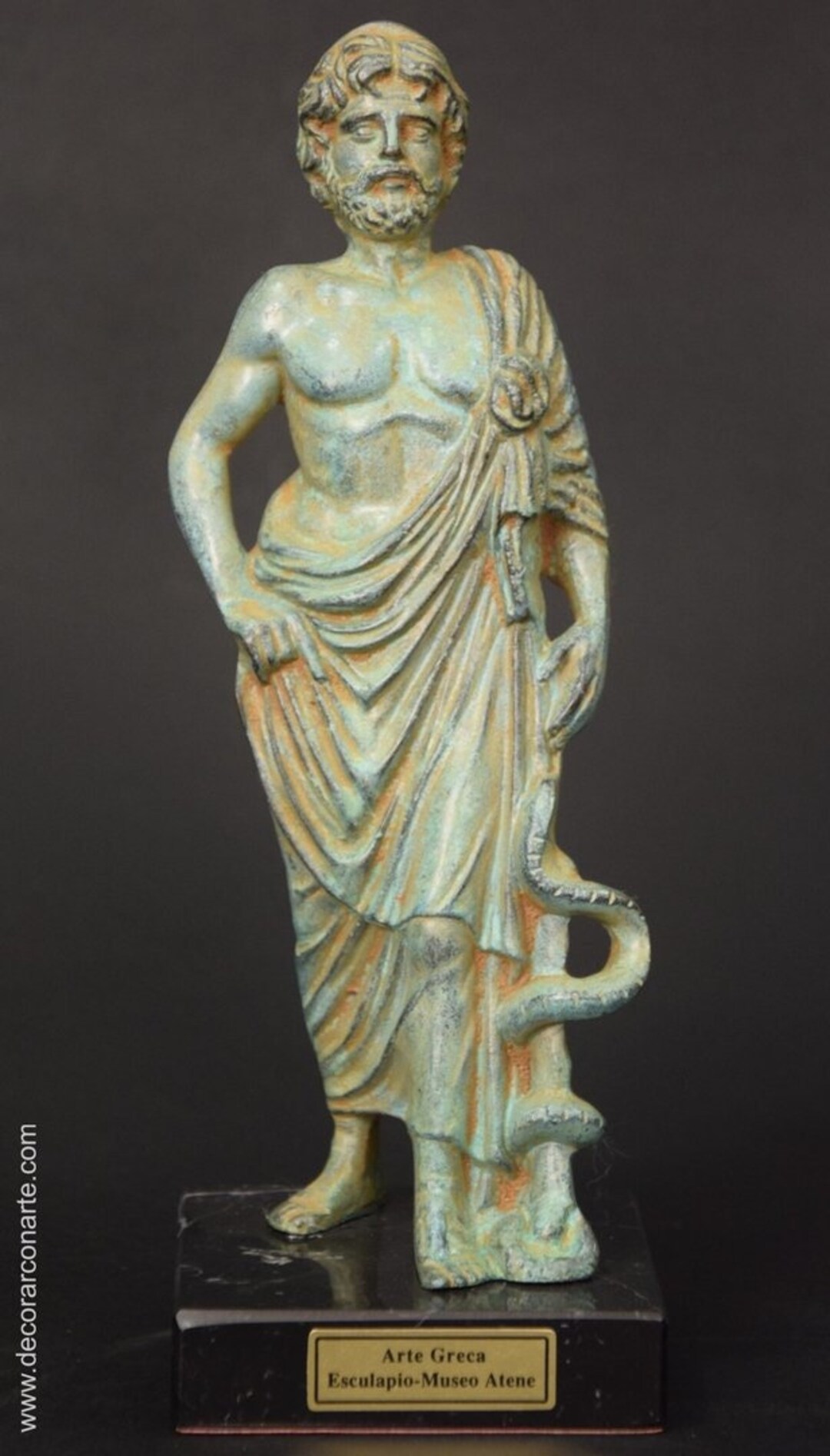 Statue of Aesculapius God of Medicine. Reproduction in Cast - Etsy