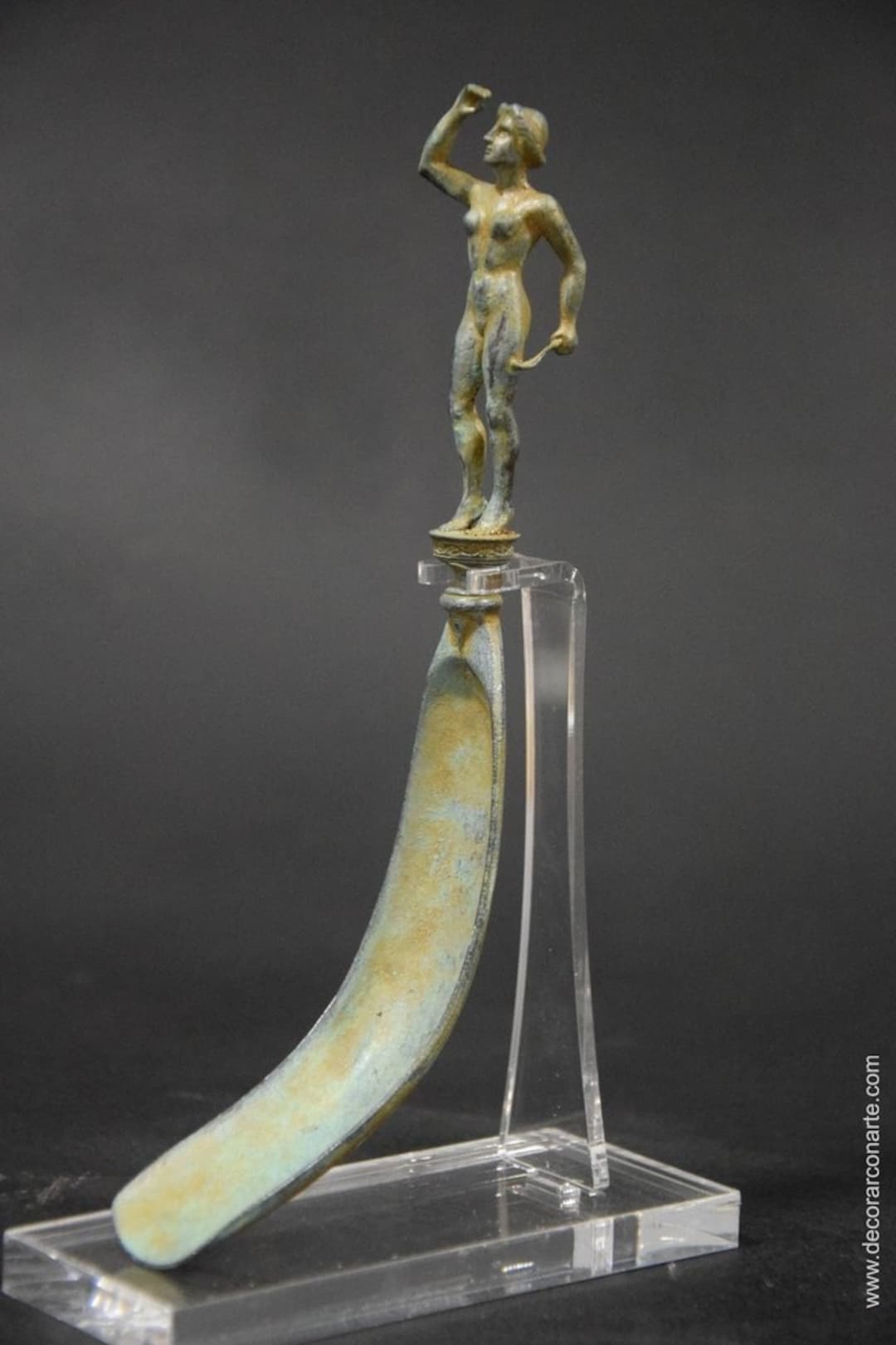 Roman Strigil. Reproduction in Cast Bronze. 20 Cm. - Etsy