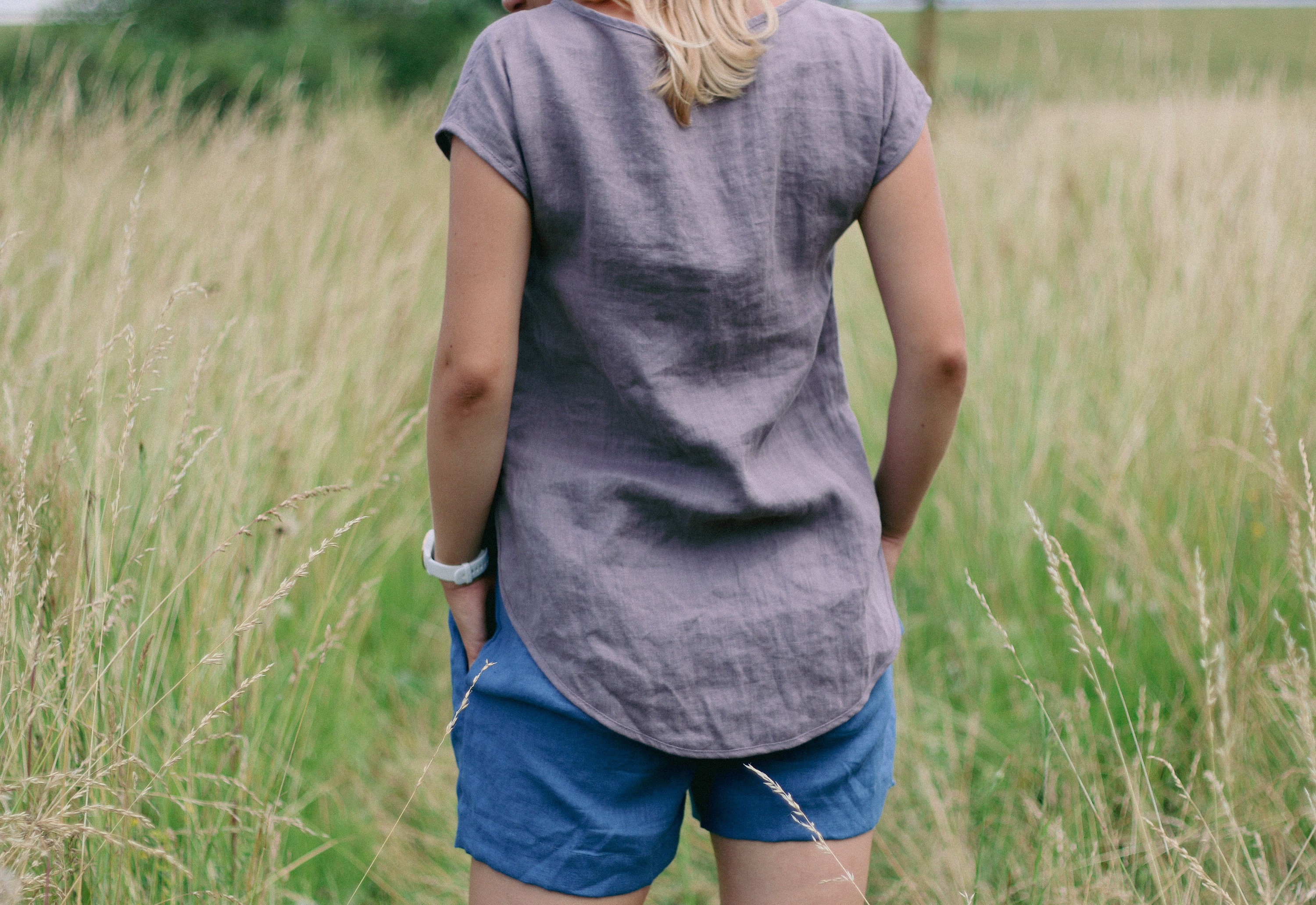 Linen Tunic Top SABINE Women Linen Top Longer Back Linen - Etsy