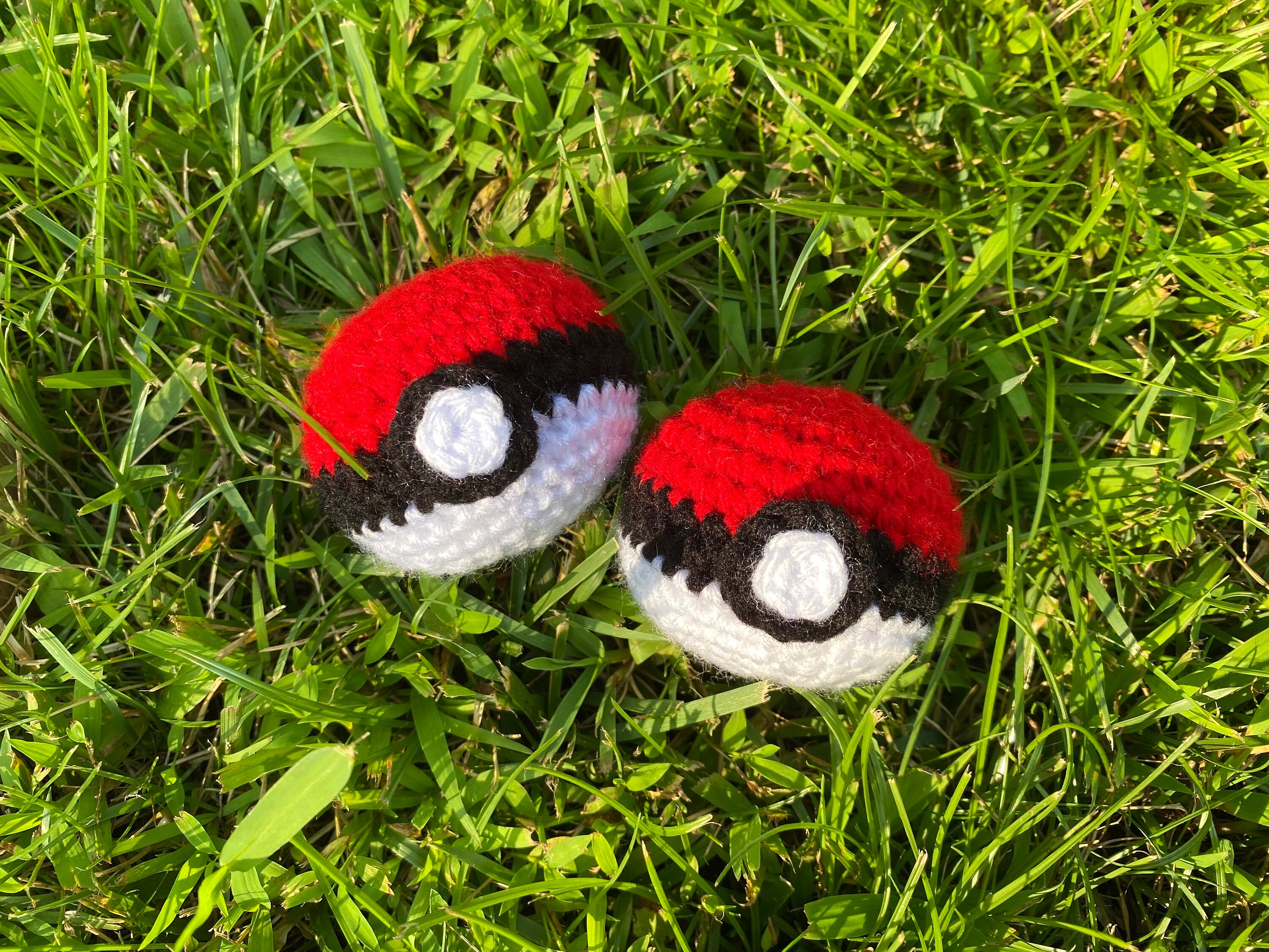 Pokeball Crochet Amigurumi Plushy - Etsy