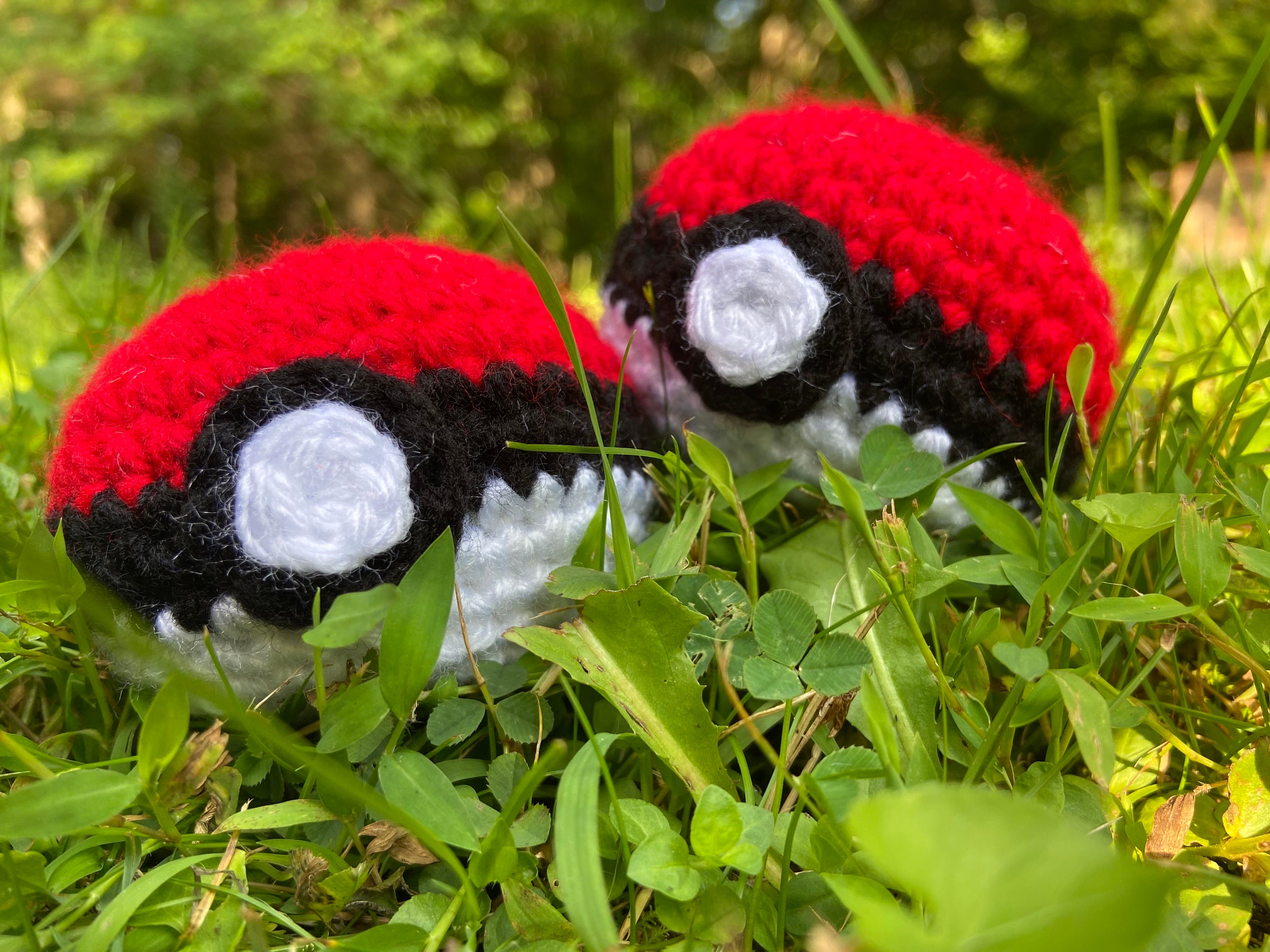 Pokeball Crochet Amigurumi Plushy - Etsy