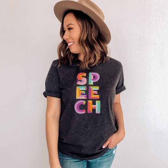 Speech Stack Speech Therapy Shirt SLP Tshirt Speech - Etsy