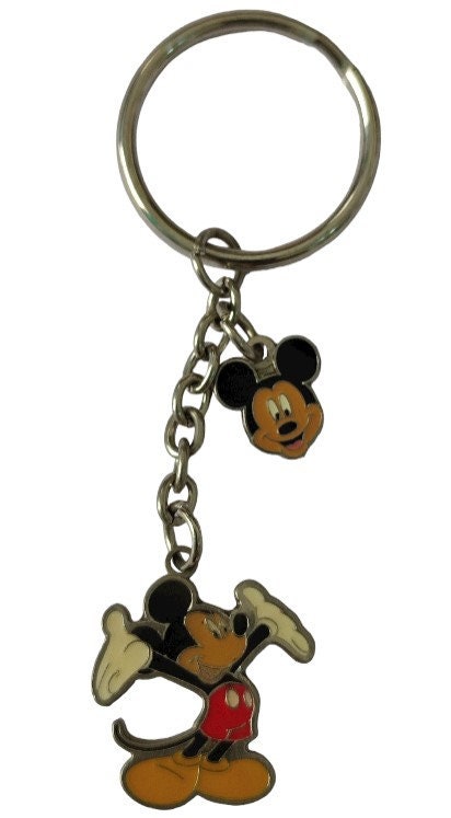 Mickey Mouse Keyring - Etsy