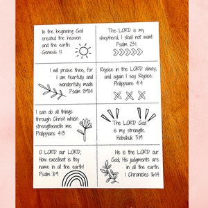 Printable Scripture Cards King James Version Printable Bible Verse ...