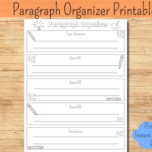 How to Write a Paragraph Writing a Paragraph Template Paragraph ...