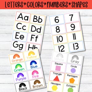 Preschool Weekly Focus Wall: Learning Board, Homeschool Kinder Prep ...