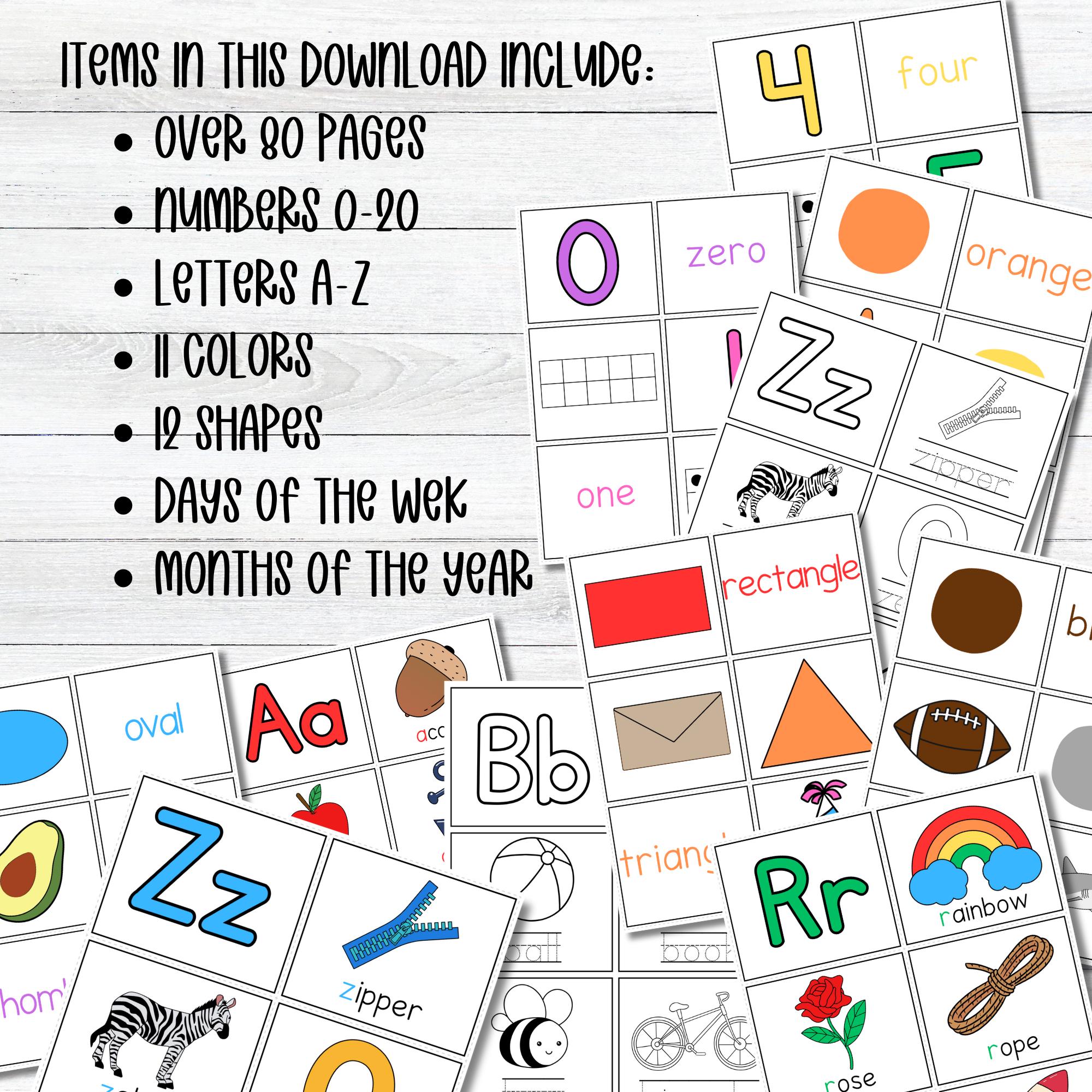 Weekly Focus Board Preschool Circle Time Printable Homeschool ...