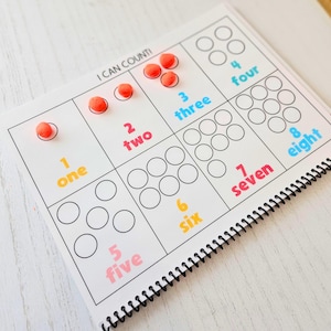 Toddler Busy Book Play Dough Preschool Morning Time Activity Homeschool ...