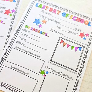 First Day of School Printable Worksheet Back to School Get to Know Me ...