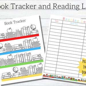 Reading Log Kids Printable Reading Log Homeschool Reading Kids Reading ...