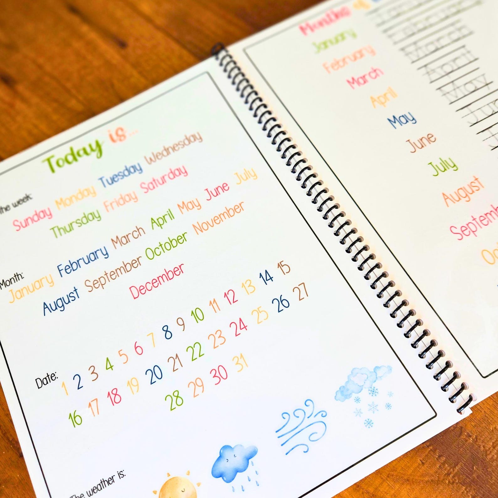 Personalized Kindergarten Morning Basket: Tracing Workbook & Flashcards ...