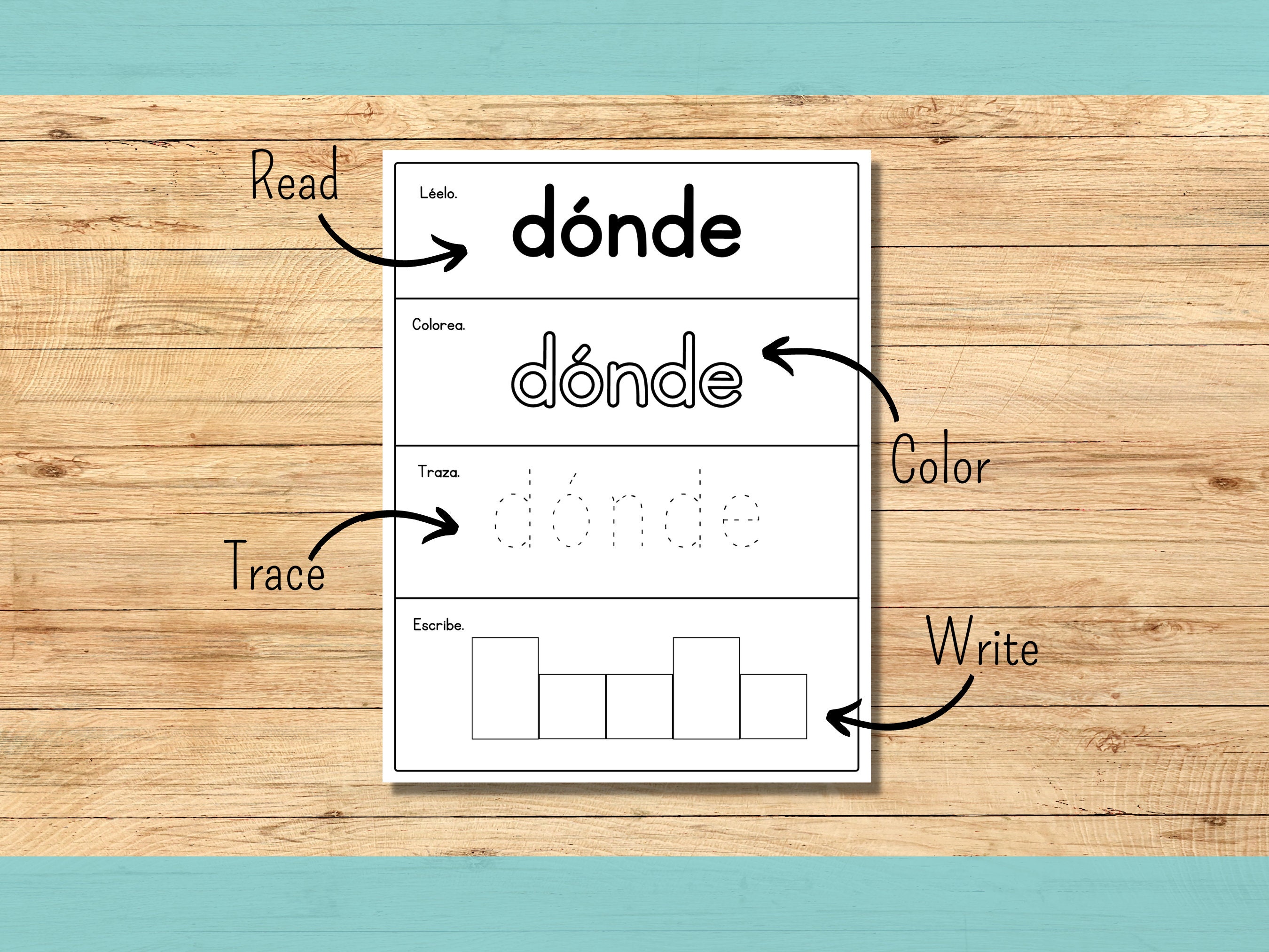 Spanish Sight Words, Sight Word Worksheets, Printable Worksheets ...