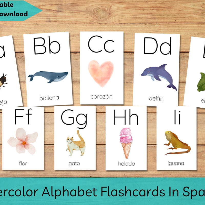 Spanish Alphabet - Etsy