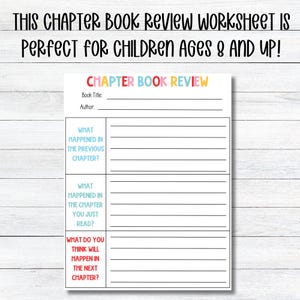 Kids Book Report Template Printable Book Report Worksheet Homeschool ...
