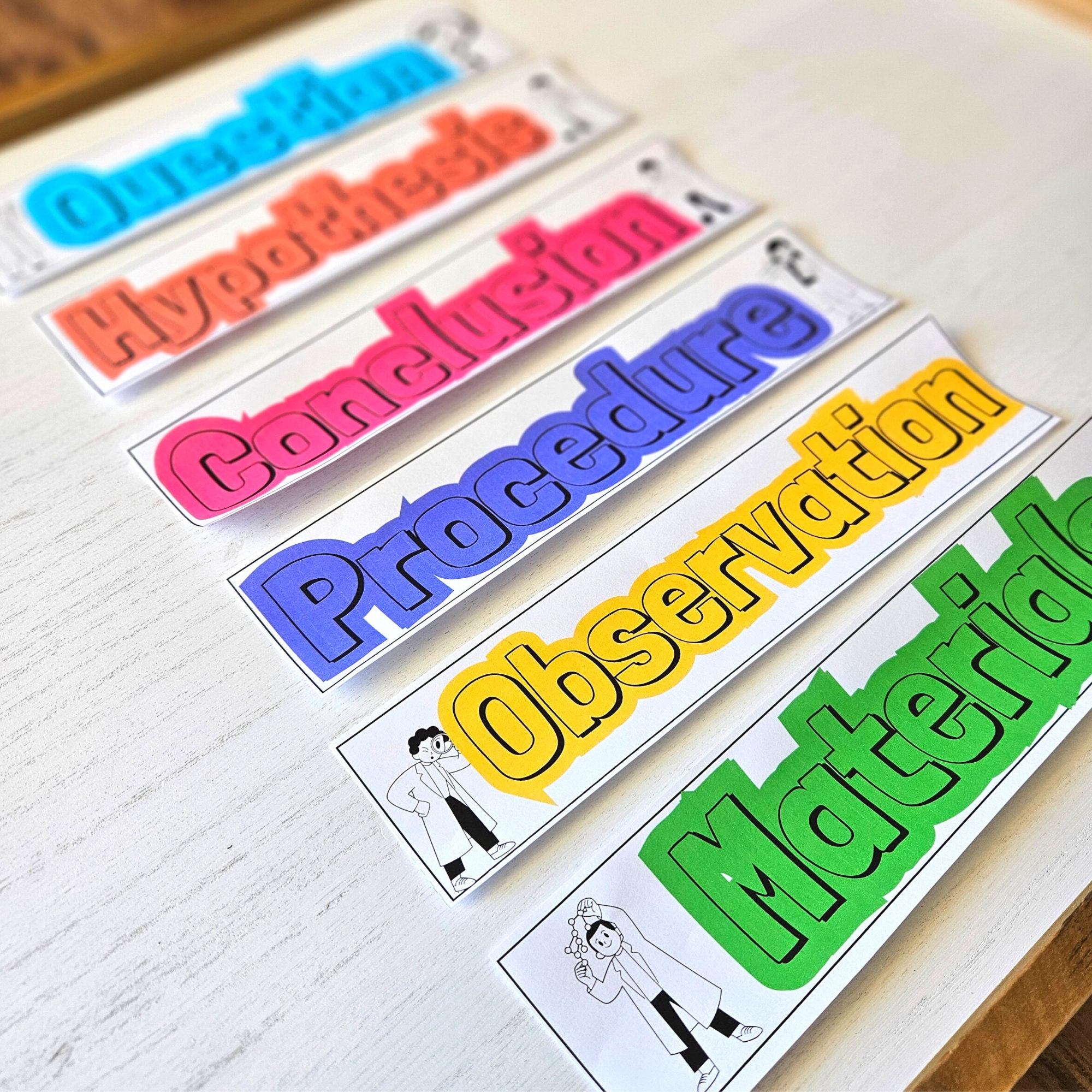 Science Fair Labels Printable Science Project Label School Project ...
