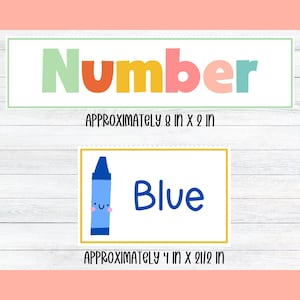 Preschool Focus Wall Printable Preschool Learning Flashcard Weekly ...