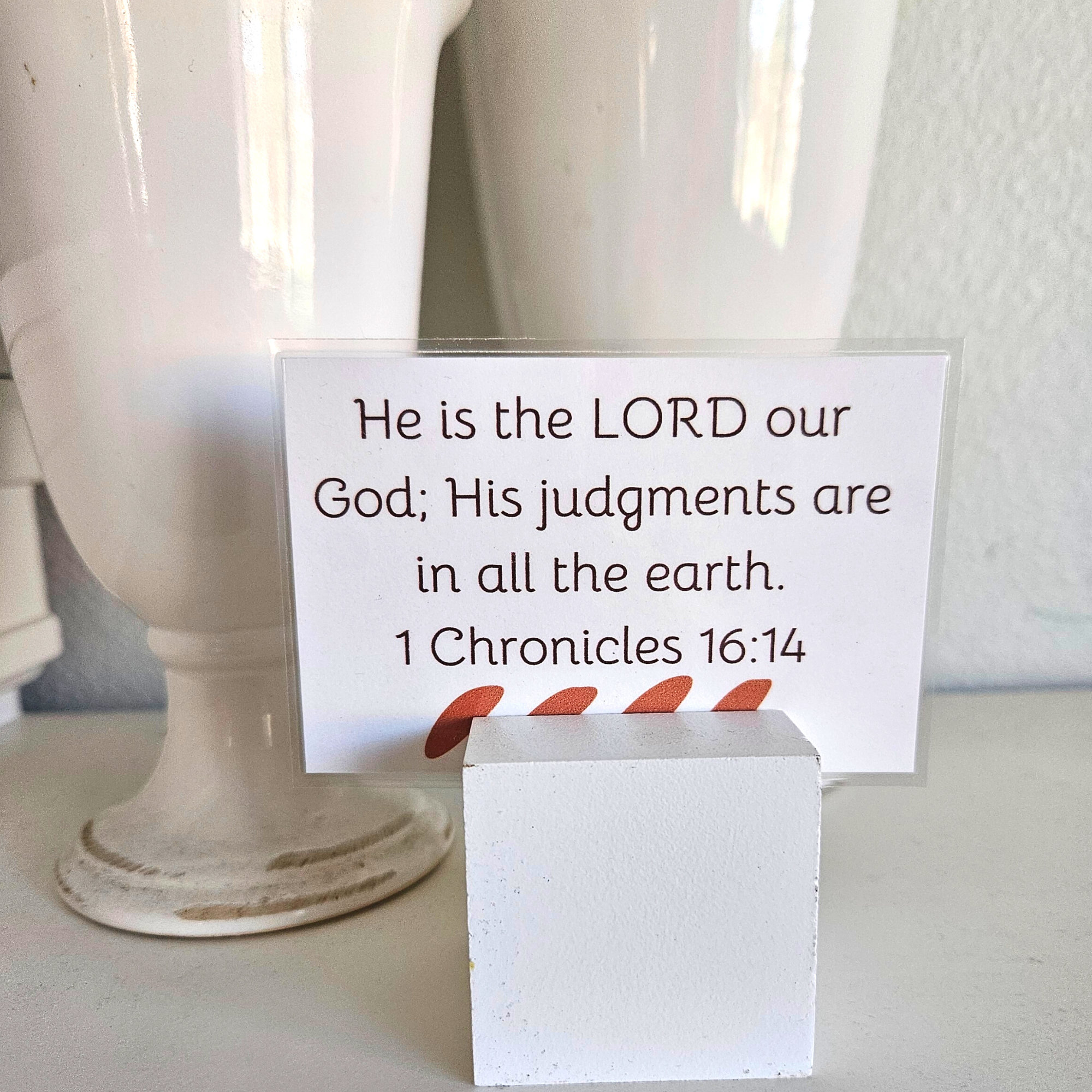 Scripture Cards King James Version Memory Verses Laminated Flashcards ...