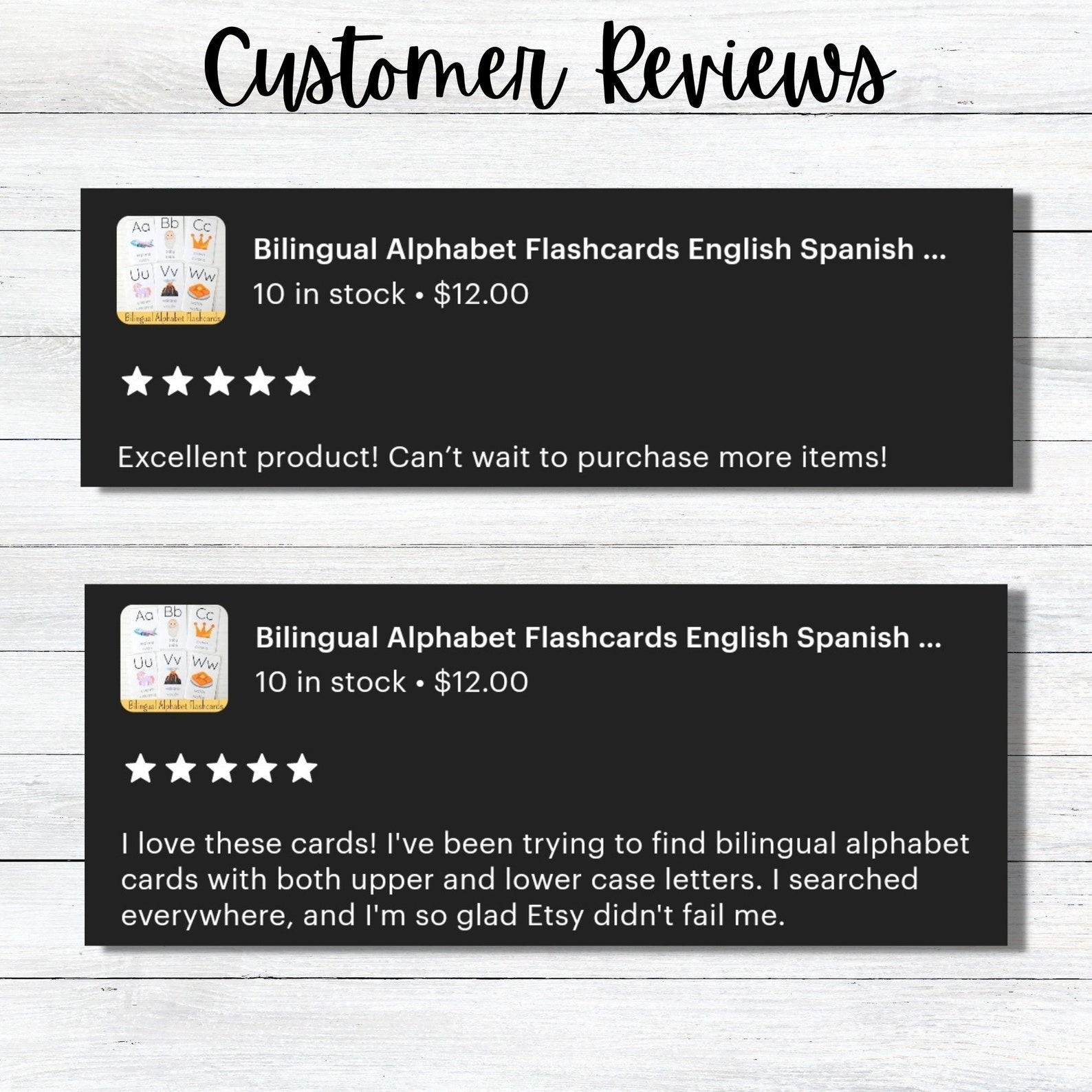 Bilingual Alphabet Flashcards English Spanish Alphabet Cards Bilingual ...