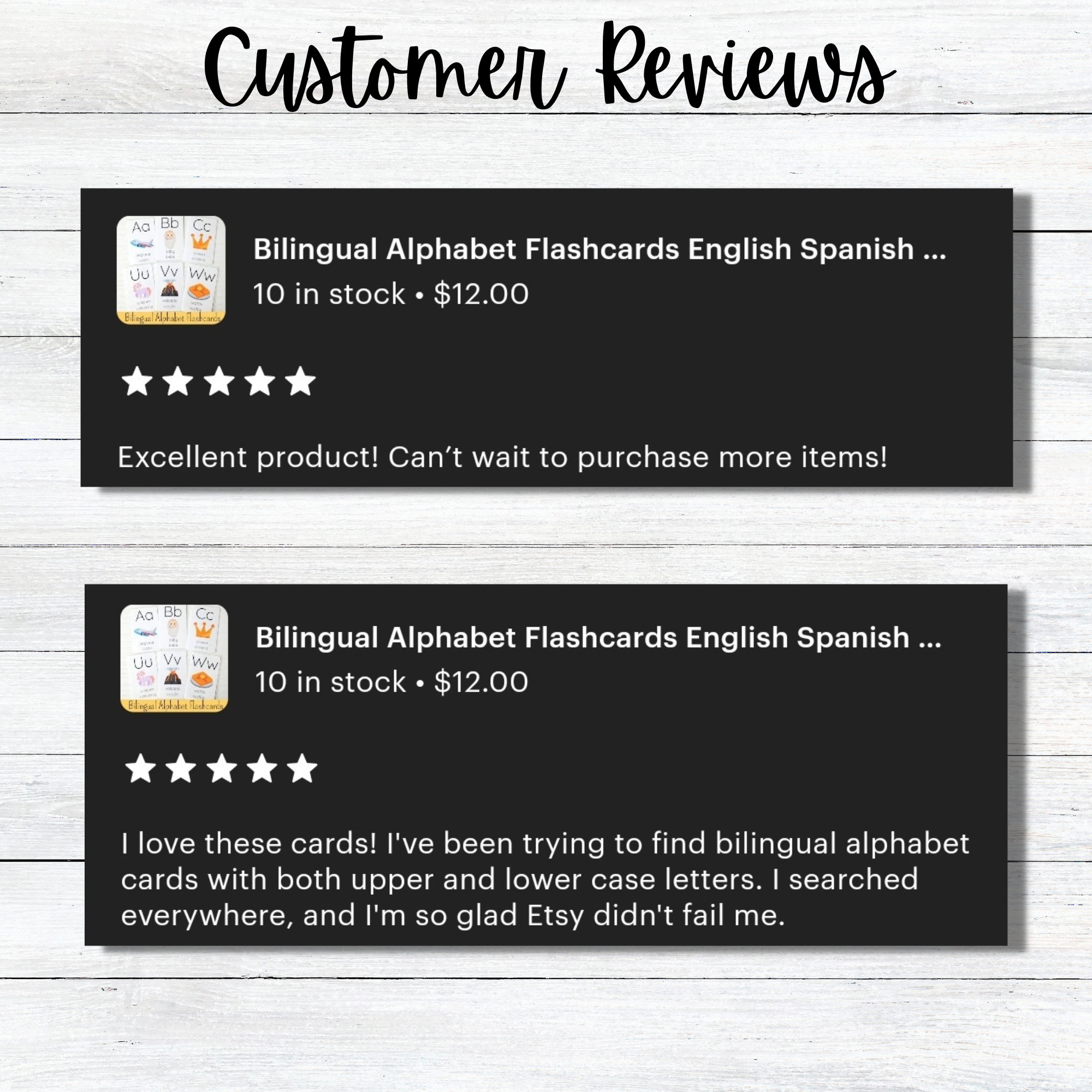 Bilingual Alphabet Flashcards English Spanish Alphabet Cards Bilingual ...