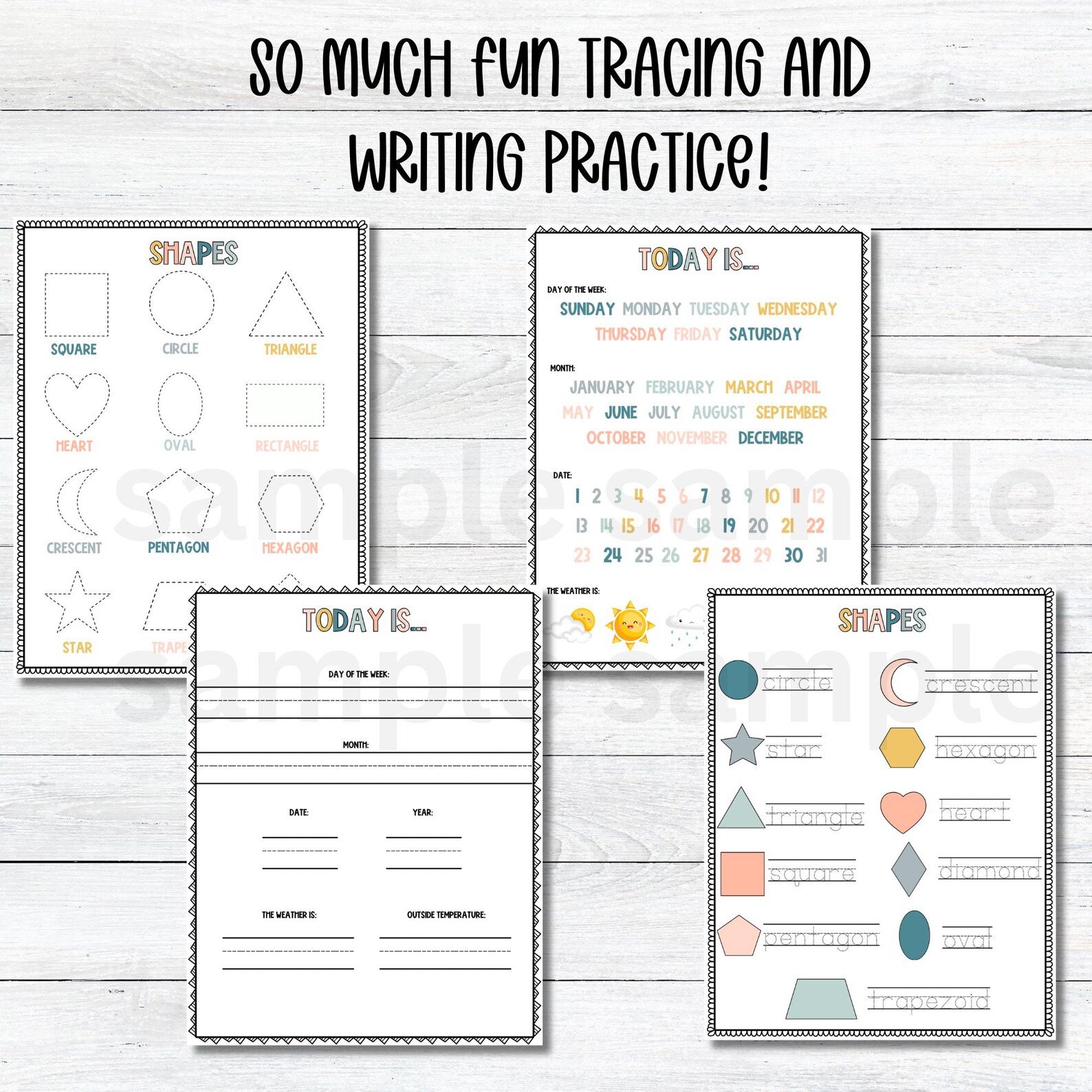 Printable Morning Menu Preschool Homeschool Kindergarten Morning ...