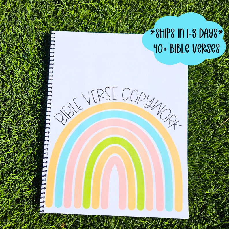 Kids KJV Bible Verse Copywork Workbook: Scripture Tracing Activity - Etsy