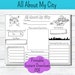 All About Me All About My City Kids About Me Printable Research ...