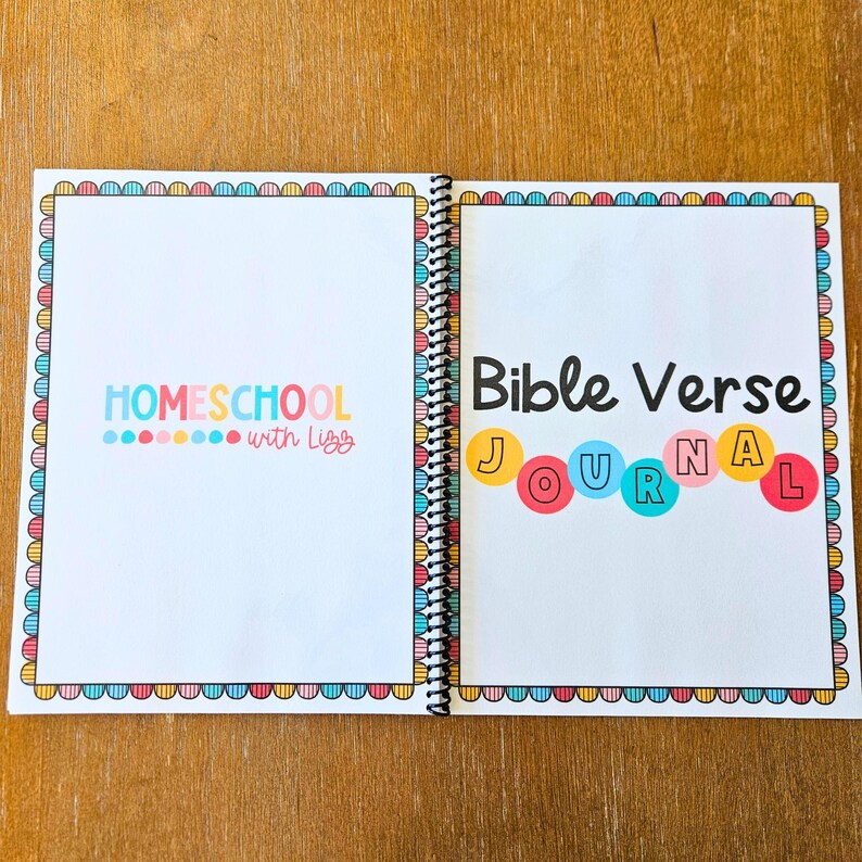 Bible Verse Copywork Journal KJV Scripture Workbook Kids Bible Study ...