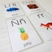 Spanish Alphabet Flashcards Laminated Kids Spanish Alphabet Cards ...