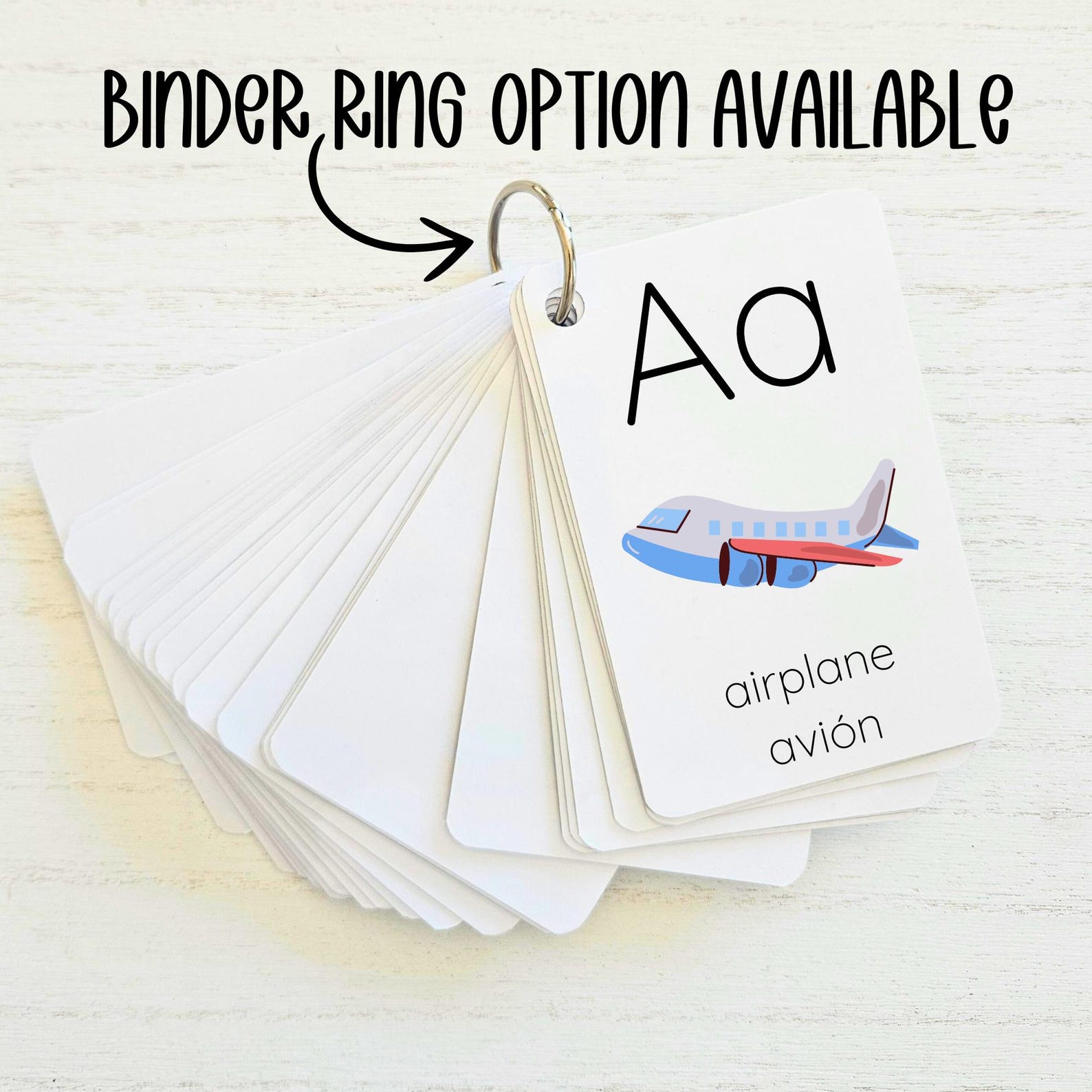 Bilingual Alphabet Flashcards English Spanish Alphabet Cards Bilingual ...