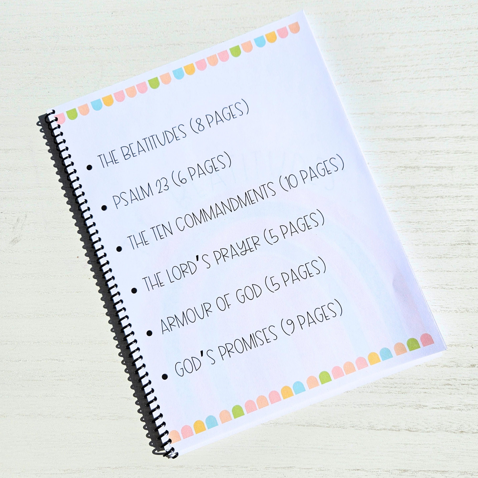 Kids KJV Bible Verse Copywork Workbook: Scripture Tracing Activity - Etsy