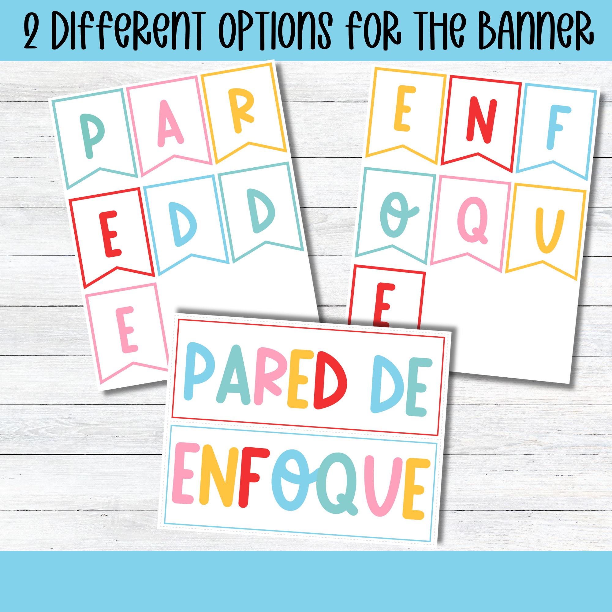 Spanish Preschool Weekly Focus Wall Circle Time Morning Activity Focus ...