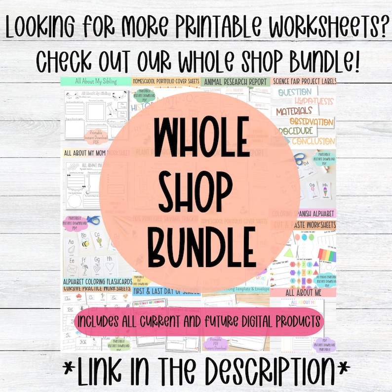 Science Fair Project Labels Printable: Experiment Board Headings (PDF ...