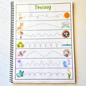 Morning Menu Homeschool Preschool Workbook Kindergarten Prep Watercolor ...
