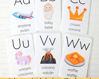 Spanish Farm Animals Flash Cards Teach Kids Spanish - Etsy