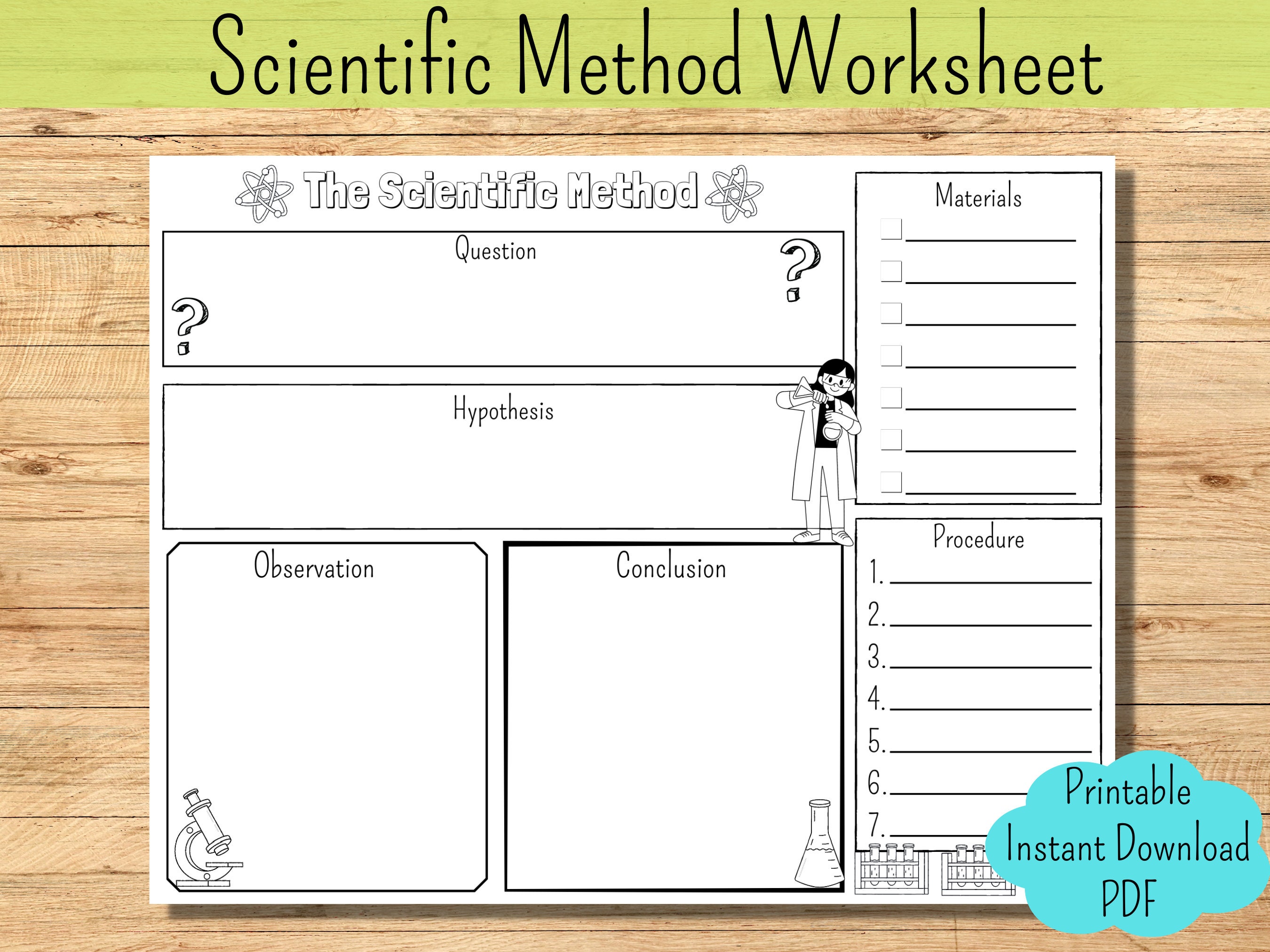 Hypothesis Worksheet Elementary